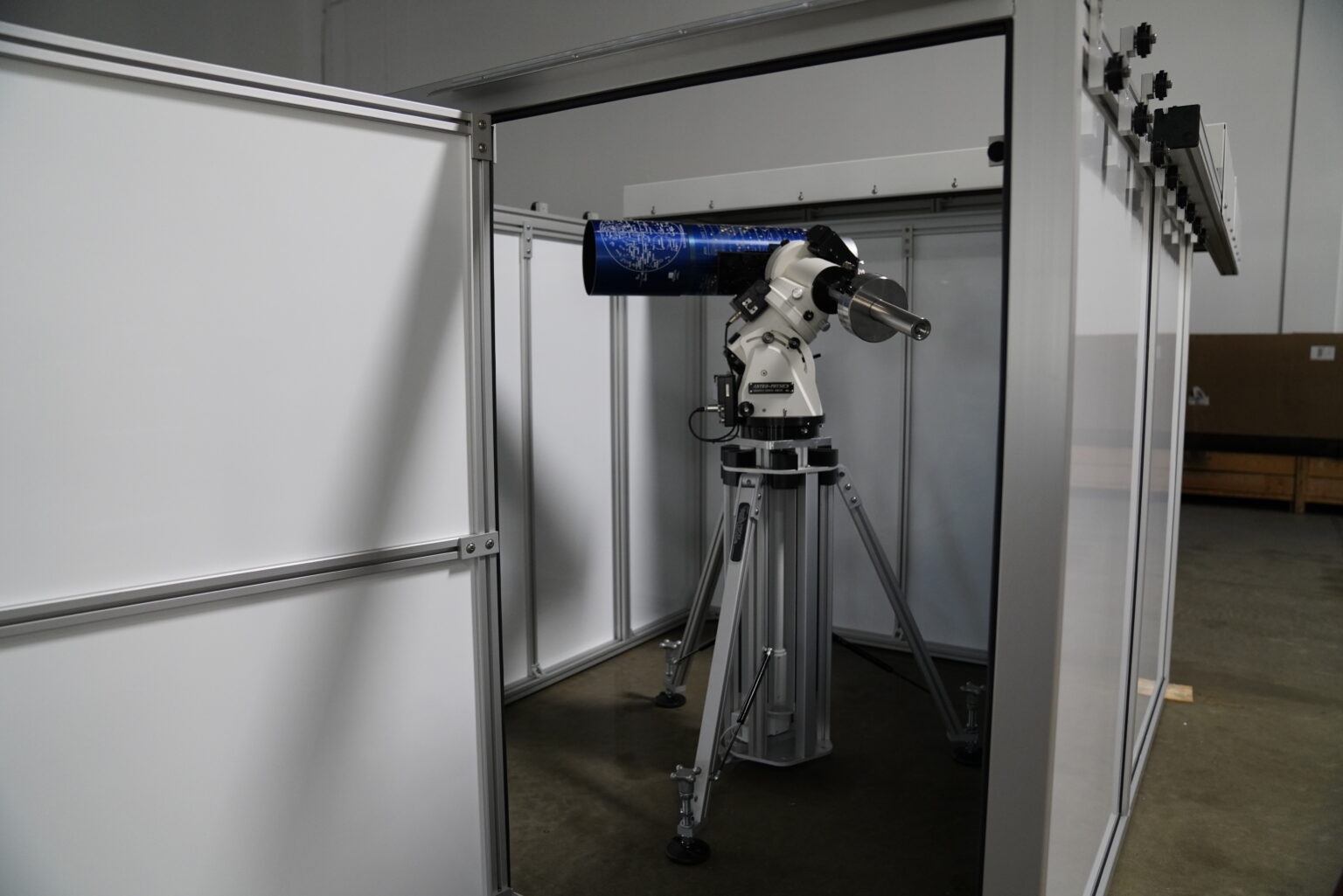 Tele-Enclosure Roll Off Roof Observatory - Pier Tech